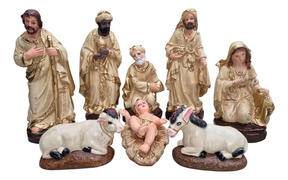 GENERICO Figura de Pesebre Dorada de 33 cm | Falabella Chile