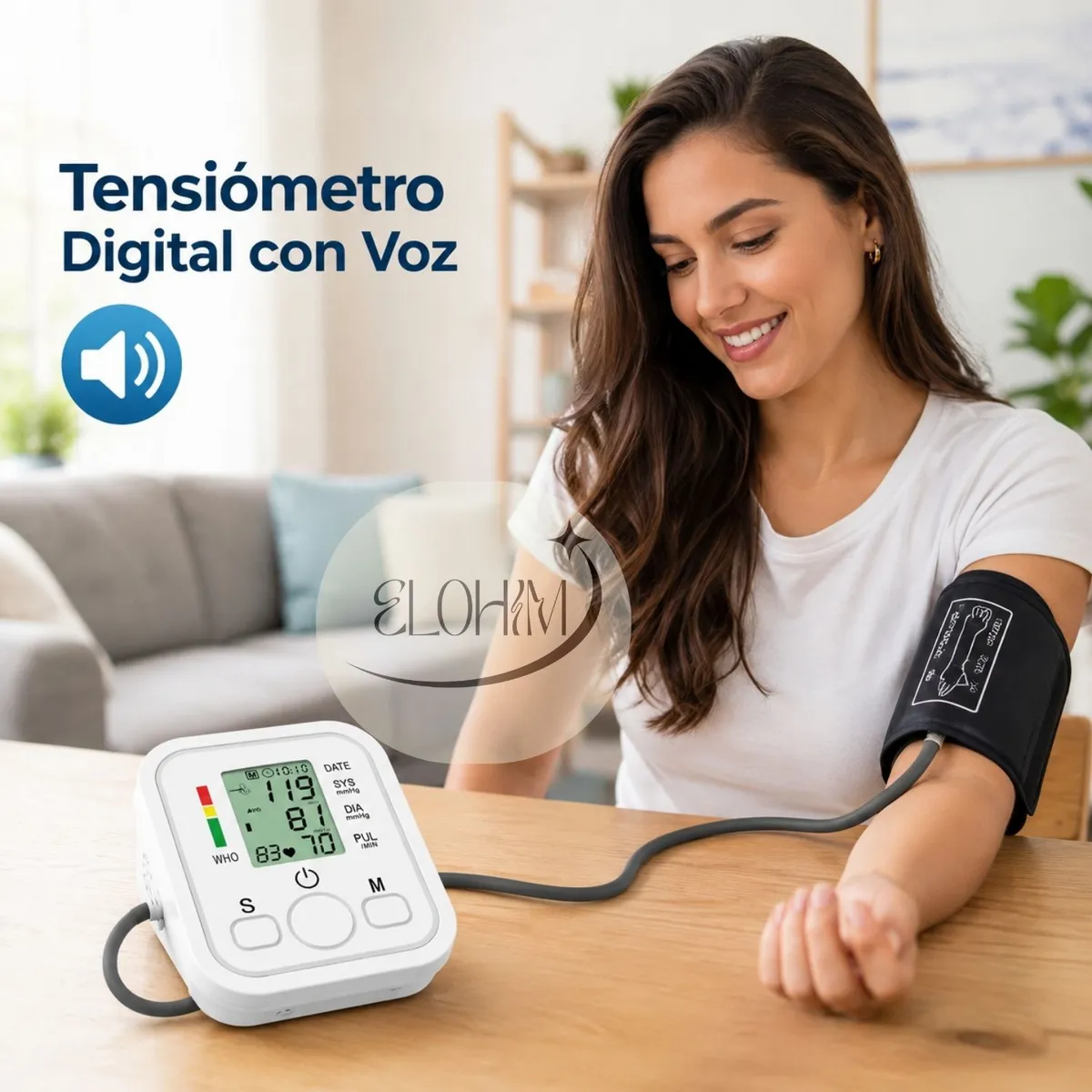 GENERICO Tensiómetro Digital con Voz - Controla tu Presión Arterial ...