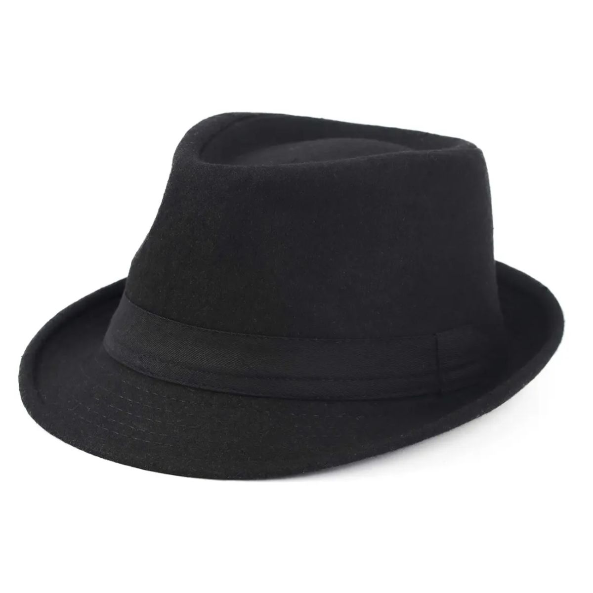 GENERICO Sombrero Invierno Unisex Gorros Paño Sombreros Fedora Ala ...