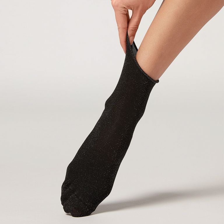 CALZEDONIA Calcetines Cortos Con Glitter Mujer Calzedonia | falabella.com