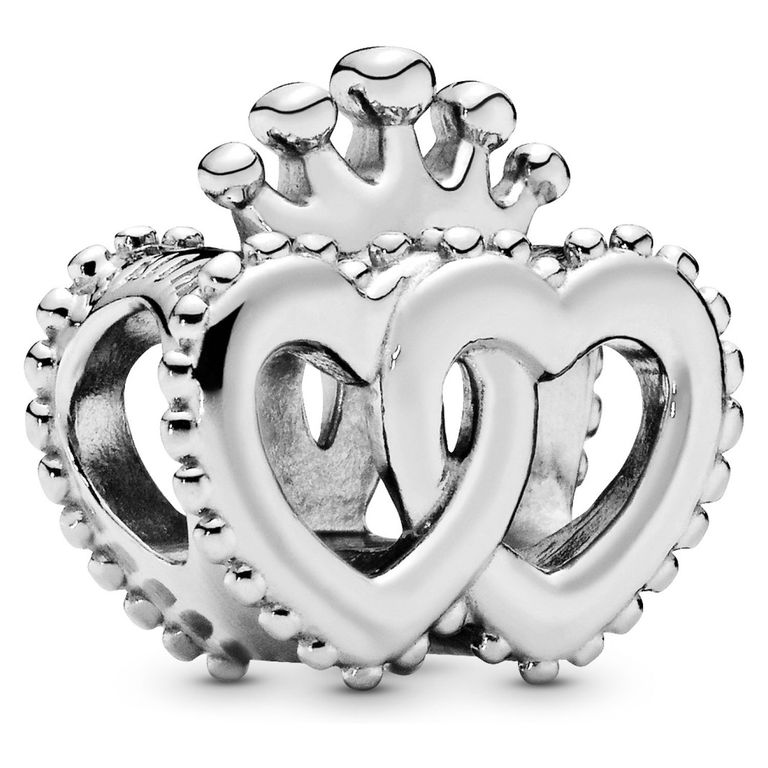 PANDORA Pandora Charm Corazones Reales de Plata | Falabella Chile