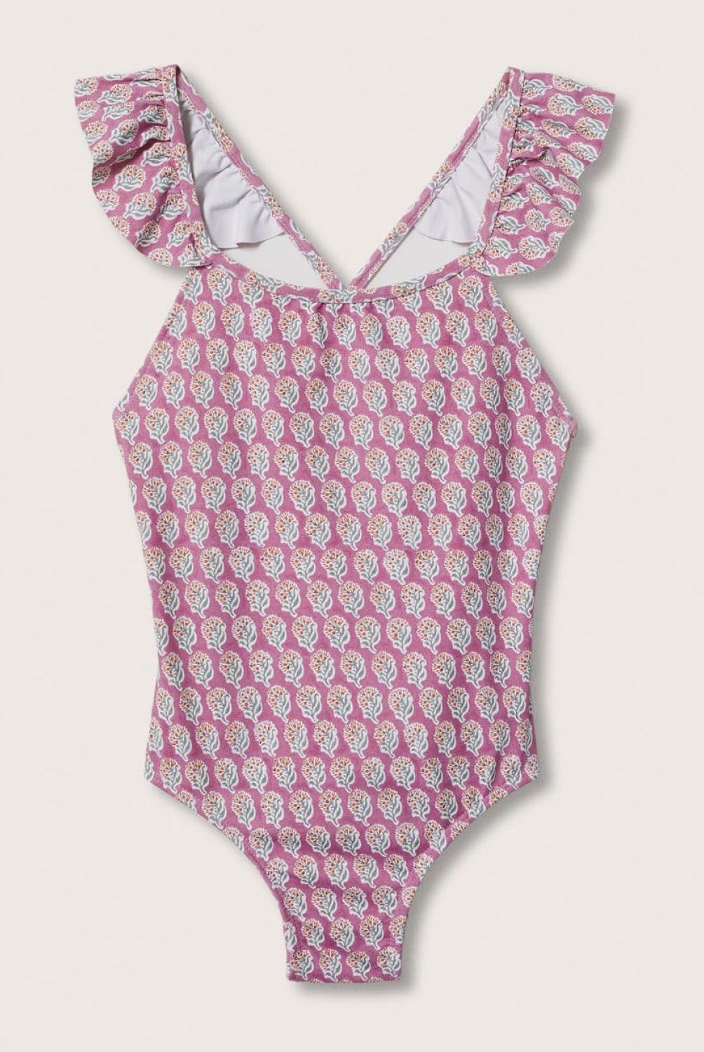 MANGO KIDS Traje de Baño Detalle Volantes Niña | falabella.com