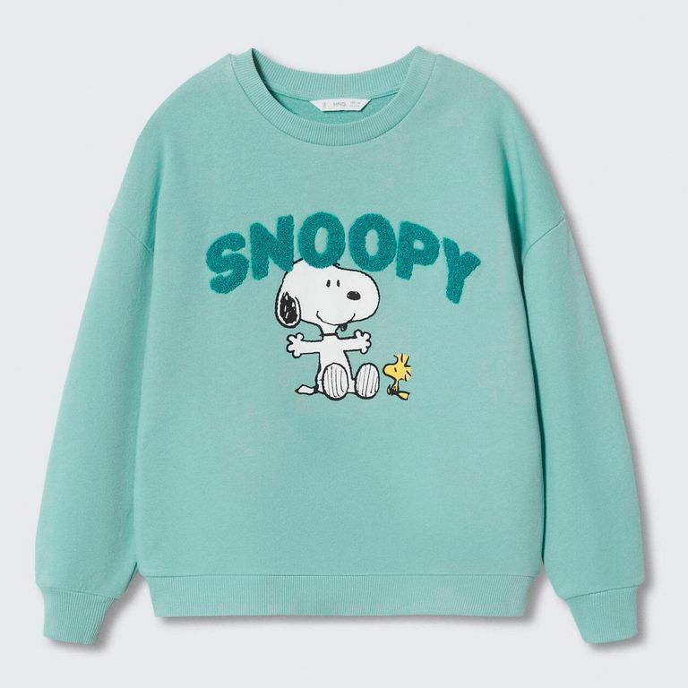 MANGO KIDS Mango Kids Polerón Snoopy Textura | falabella.com