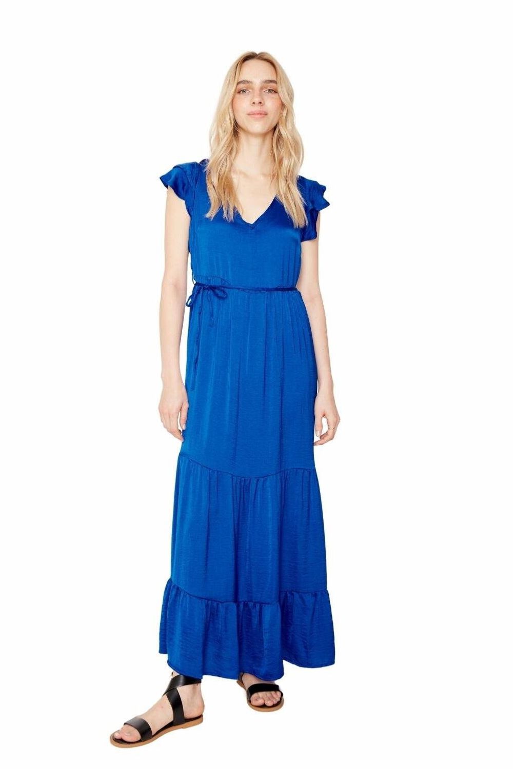 JACINTA TIENDA Vestido Anna Largo Azul | falabella.com