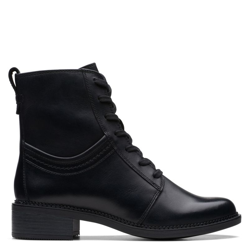 CLARKS Botín Mujer Cuero Negro Clarks | falabella.com