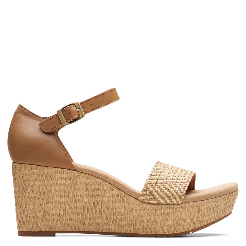 CLARKS Sandalia Mujer Cuero Beige Clarks | falabella.com