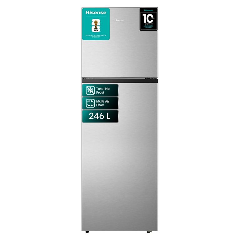 HISENSE Refrigerador Top Mount 246 Litros RT320NV Gris Hisense ...