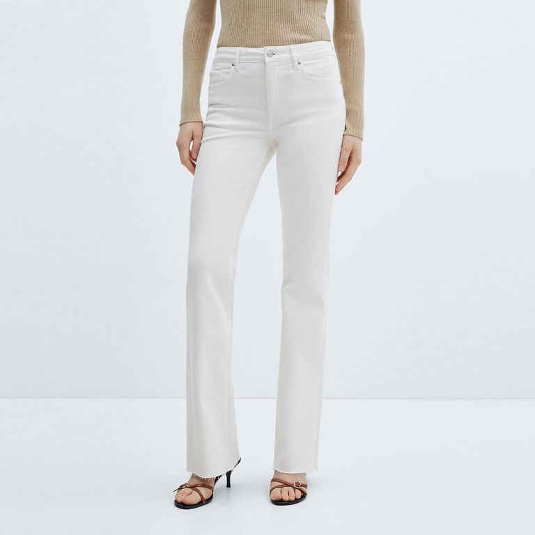 MANGO Jeans Flare Fiona Tiro Medio Mujer Mango | falabella.com