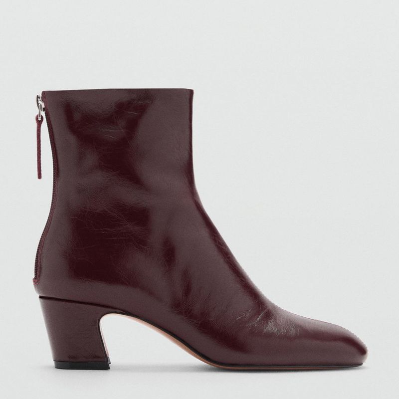 MANGO Botín Mujer Rojo Mango | falabella.com