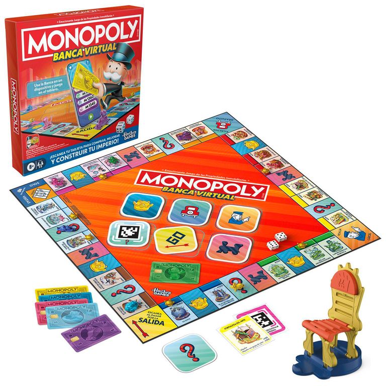 MONOPOLY Juego de Mesa Monopoly Banca Virtual | Falabella Chile
