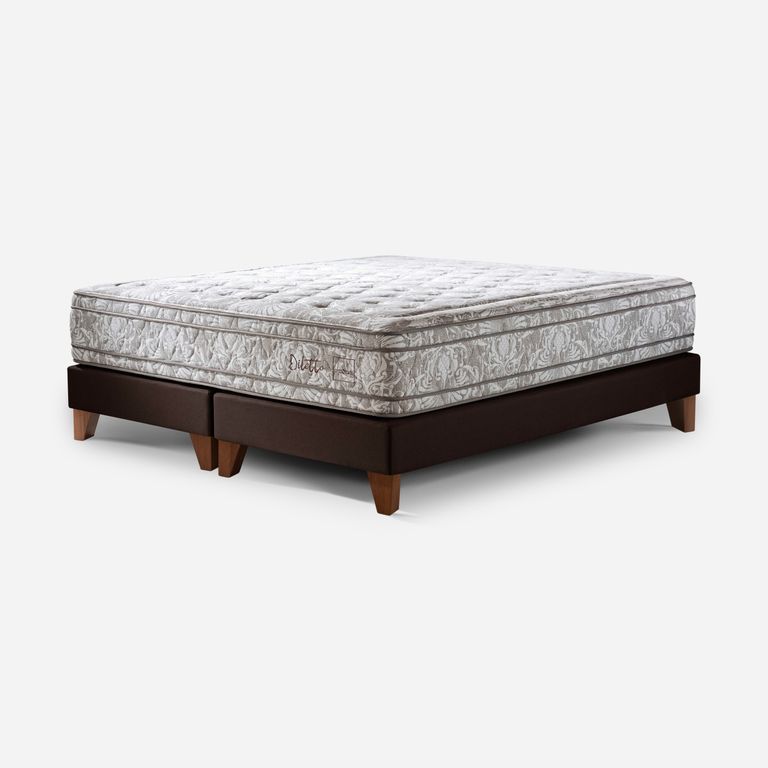 ROSEN - Box Spring Diletto 2 Plazas X 2Mt Base Dividida | Ofertitas
