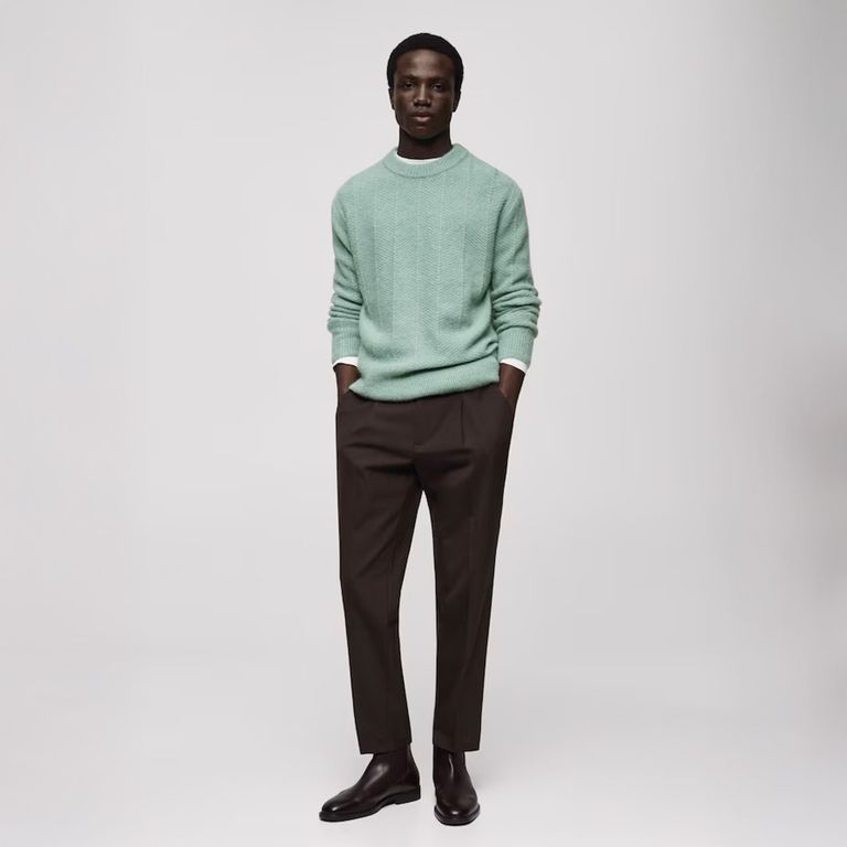 MANGO MAN - Sweater Iacopo Punto Estructura Hombre | Ofertitas