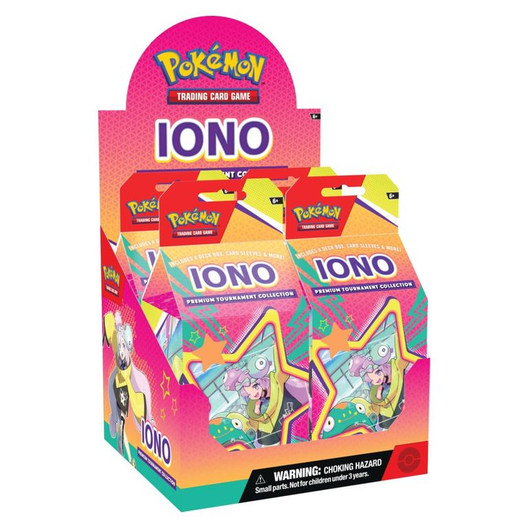 POKEMON Tcg Cartas Pokemon Iono Premium Tournament Collection Espano ...