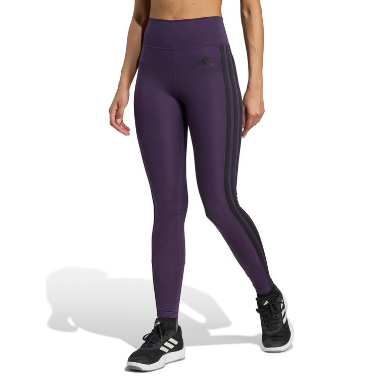 ADIDAS Calza Optime Essentials 3 Tiras 7/8 Tiro Alto Mujer Adidas ...