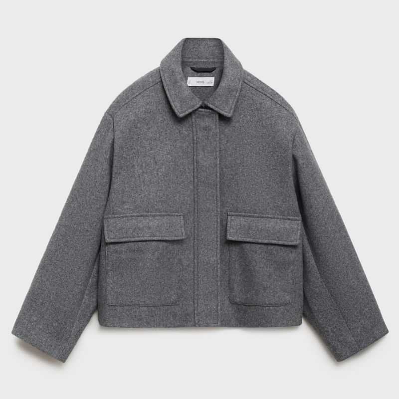 MANGO KIDS Abrigo Paño Corto Niña Mango | falabella.com