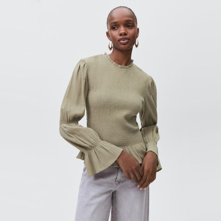 MANGO TEEN - Blusa Fruncida Volantes Niña Mango | Ofertitas