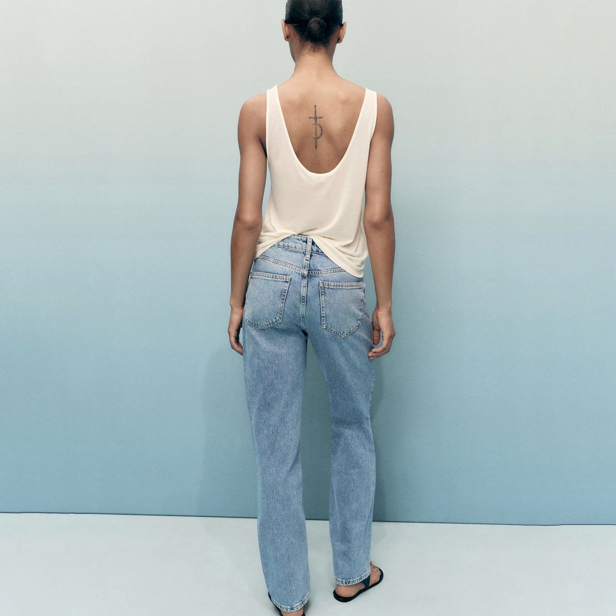 MANGO Jeans Matilda Rectos Tiro Medio Mujer Mango | Falabella Chile