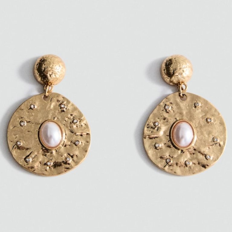 MANGO - Aros Combinados Relieve Mujer | Ofertitas