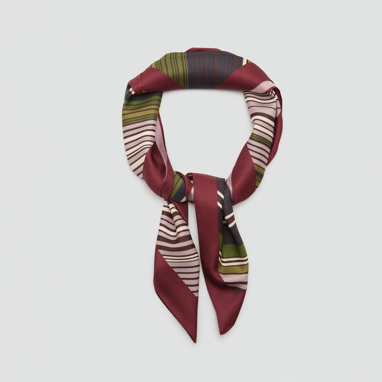 MANGO - Pañuelo Satinado Lunares Mujer | Ofertitas