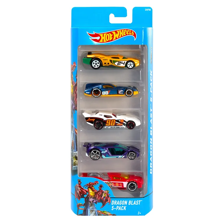 HOT WHEELS - Auto de Juguete Paquete de 5 Autos | Ofertitas