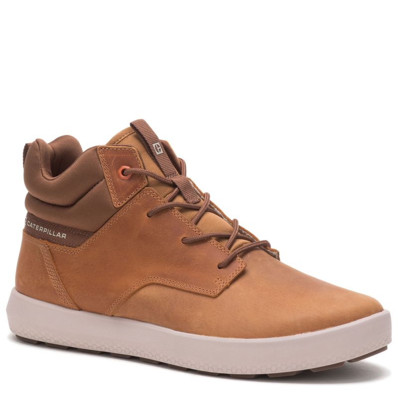 CAT Proxy Zapatilla Urbana Hombre Cuero Café Cat | falabella.com