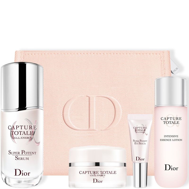 DIOR Capture Totale Set - Loción, Sérum, Crema Contorno de Ojos y Crema ...
