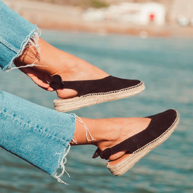 URCO Alpargata Mujer Cuero Negro Urco | falabella.com