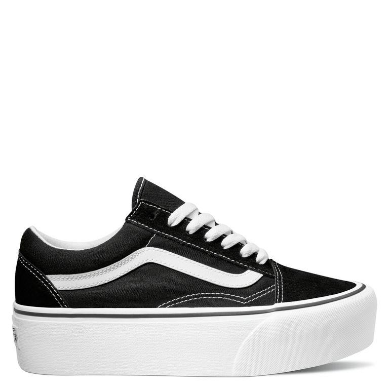 VANS Ua Old Skool Stackform Bw Zapatilla Urbana Mujer Negro Vans ...