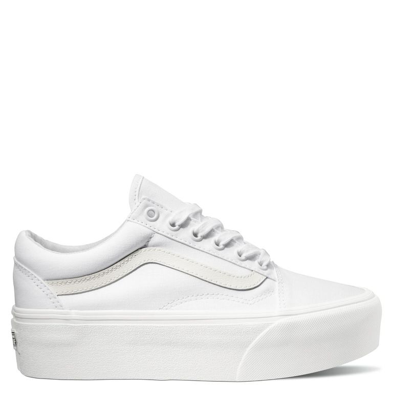 VANS Ua Old Skool Stackform Zapatilla Urbana Mujer Blanco Vans ...