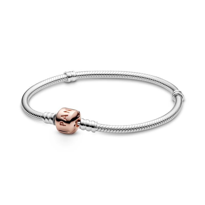 PANDORA Brazalete Cadena De Serpiente De Pandora Moments Mujer Pandora ...