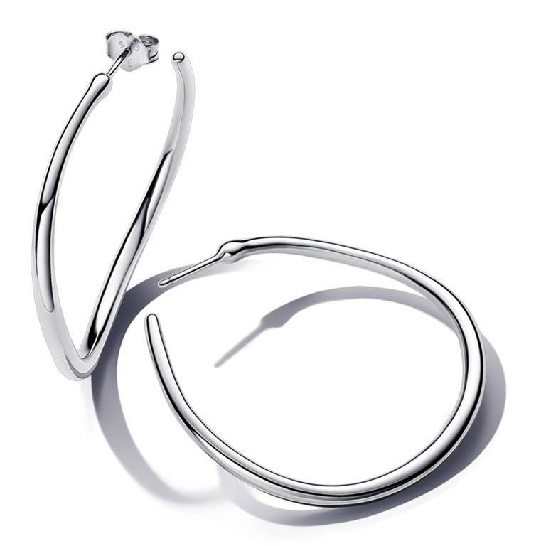 PANDORA Aros De 42 Mm Forma Mujer Pandora | falabella.com