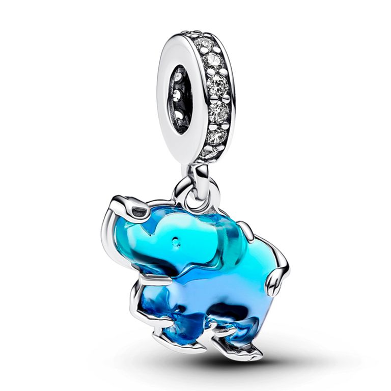 PANDORA Charm Cristal De Murano Elefante Pandora Mujer Pandora ...