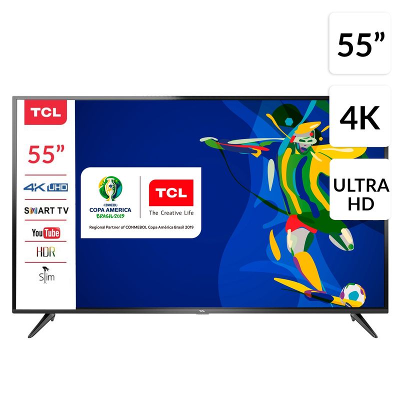 TCL Led 55" 55P65Us 4K Ultra Hd Smart Tv | falabella.com