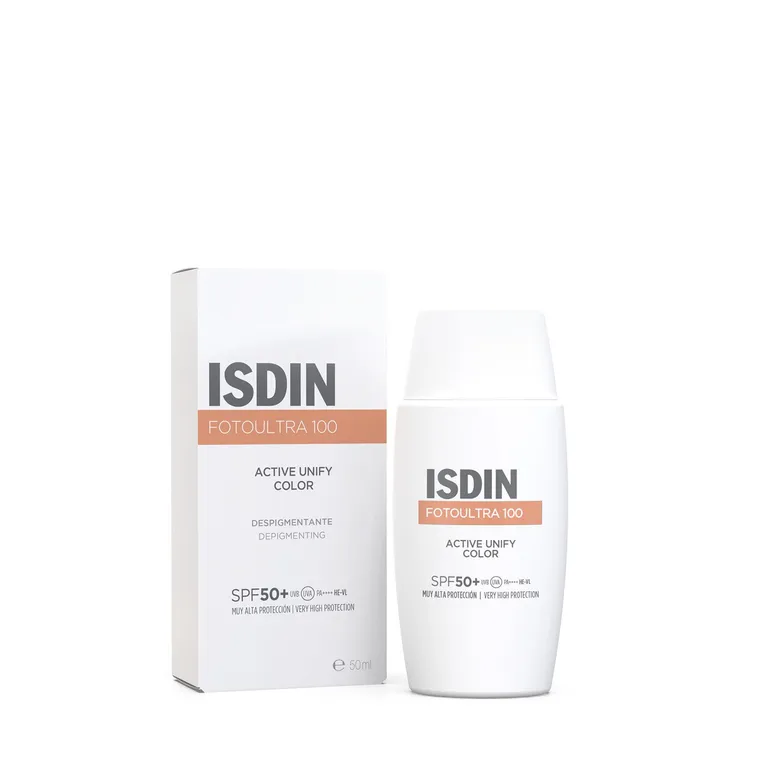 ISDIN Protector Solar Facial con Despigmentante Active Unify Color FPS ...