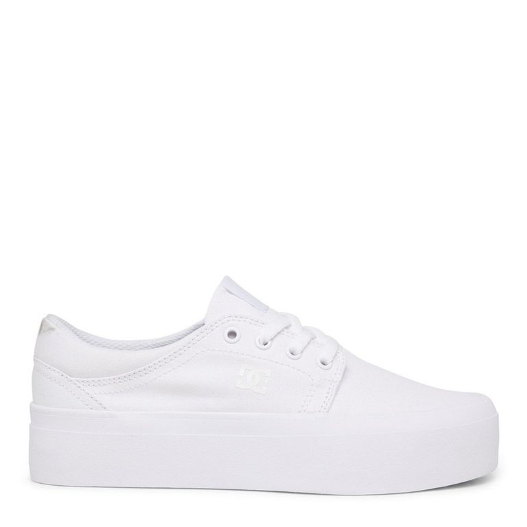 DC SHOES Trase Platform Xwww Zapatilla Urbana Mujer Cuero Blanco DC ...