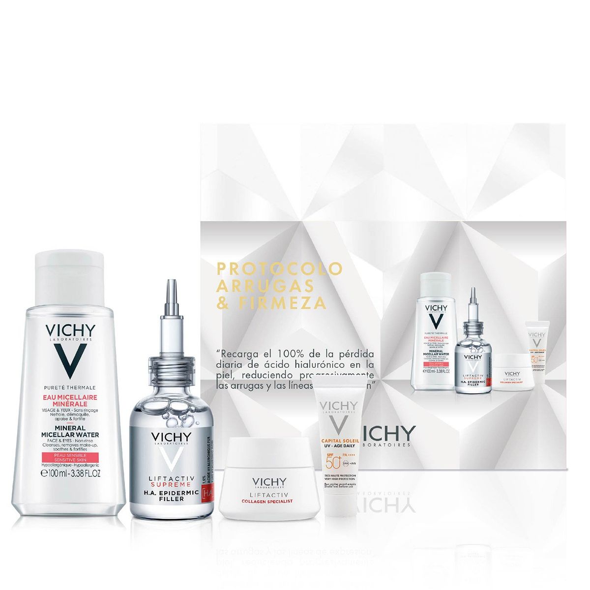 VICHY Set Vichy HA Epidermic Filler - Protocolo Arrugas & Firmeza Vichy ...