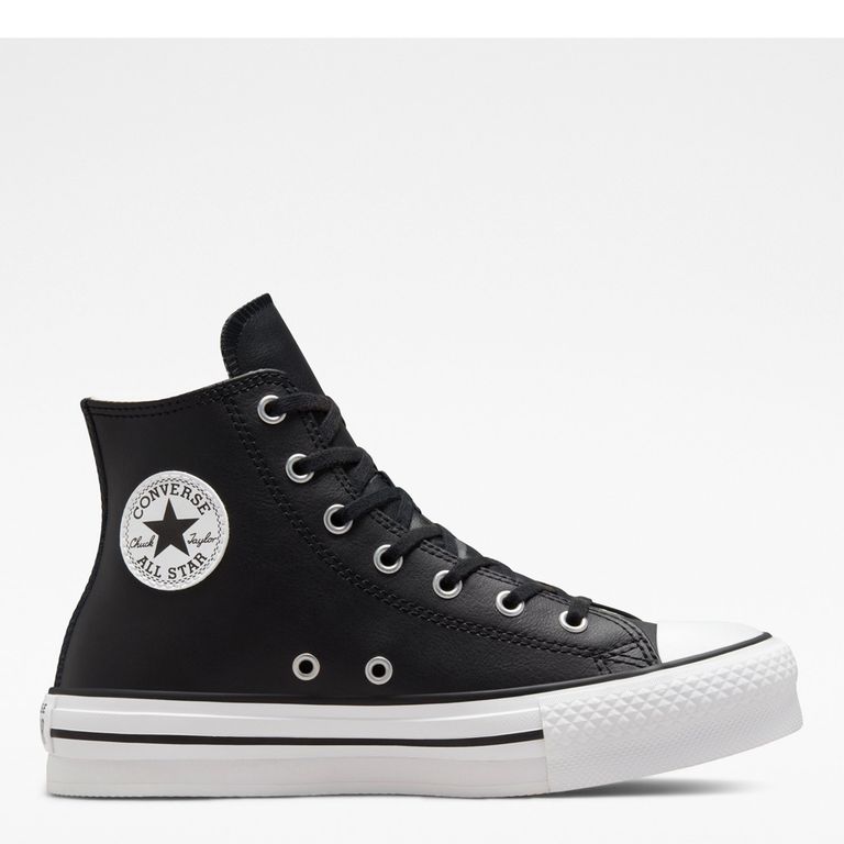 CONVERSE Chuck Taylor All Star Eva Lift Zapatilla Urbana Niña Cuero Negro (36 a 40) Converse ...