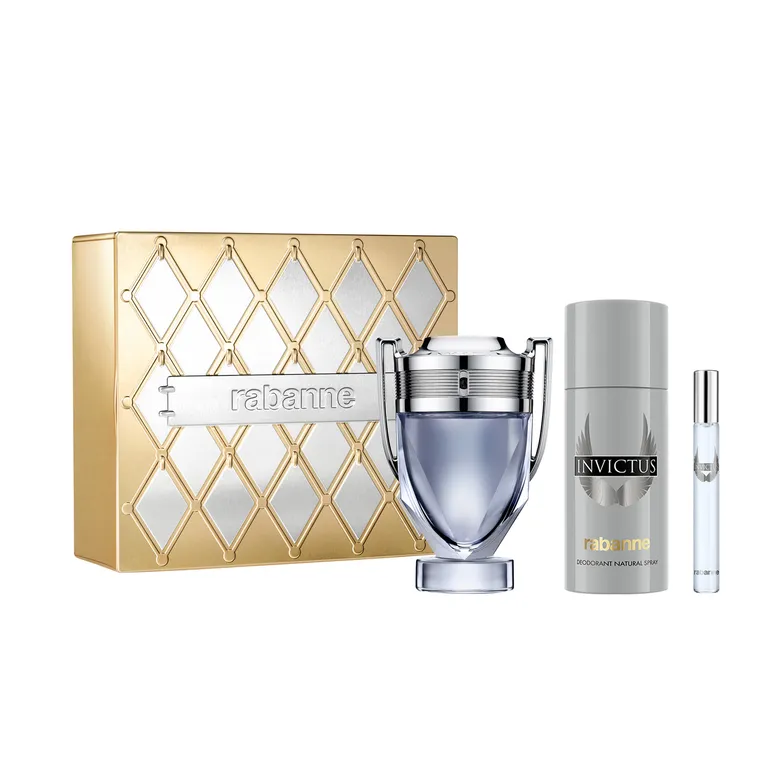 RABANNE - Set Invictus Eau De Toilette 100 Ml + Deodorant 150 Ml + Eau ...