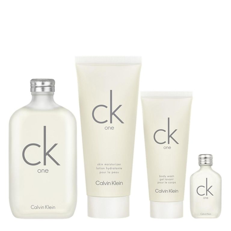 CALVIN KLEIN - Set CK One EDT 200ML + Body Lotion 200ML + Shower Gel 100ML + Mini EDT 15ML ...