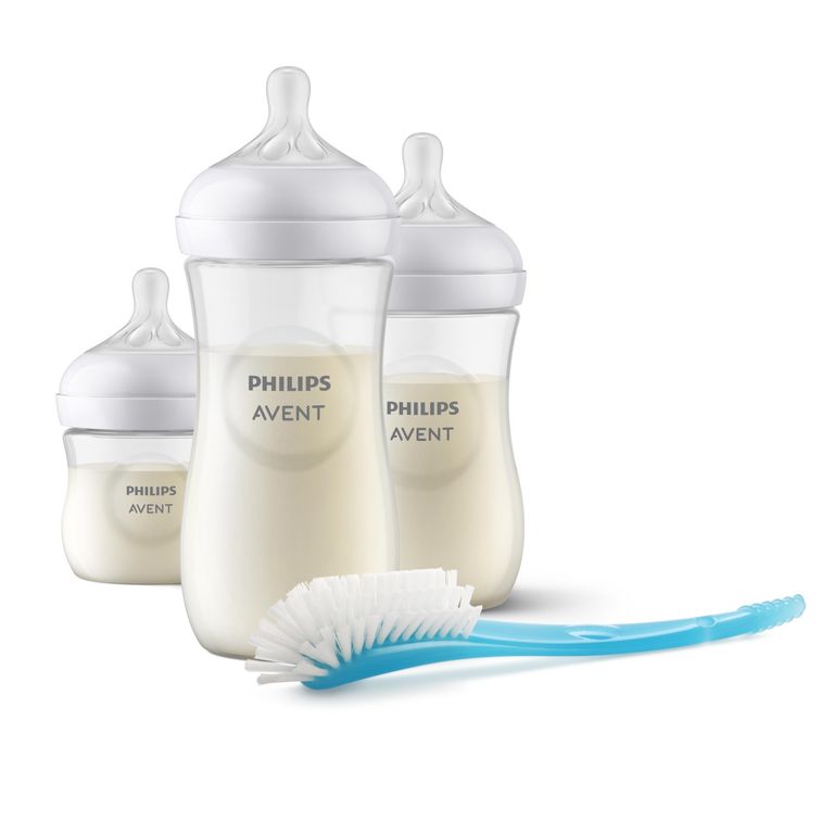 AVENT - Sets Regalo Natural 3.0 Mamaderas + Cepillo | Ofertitas