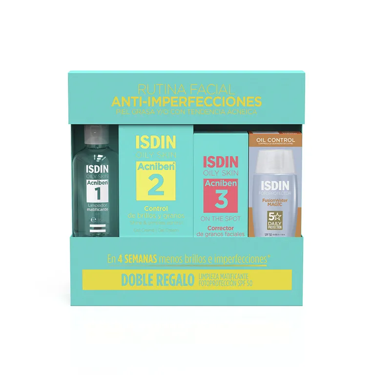 ISDIN Pack Rutina Completa Acniben Cuidado Grasa Isdin | Falabella Chile