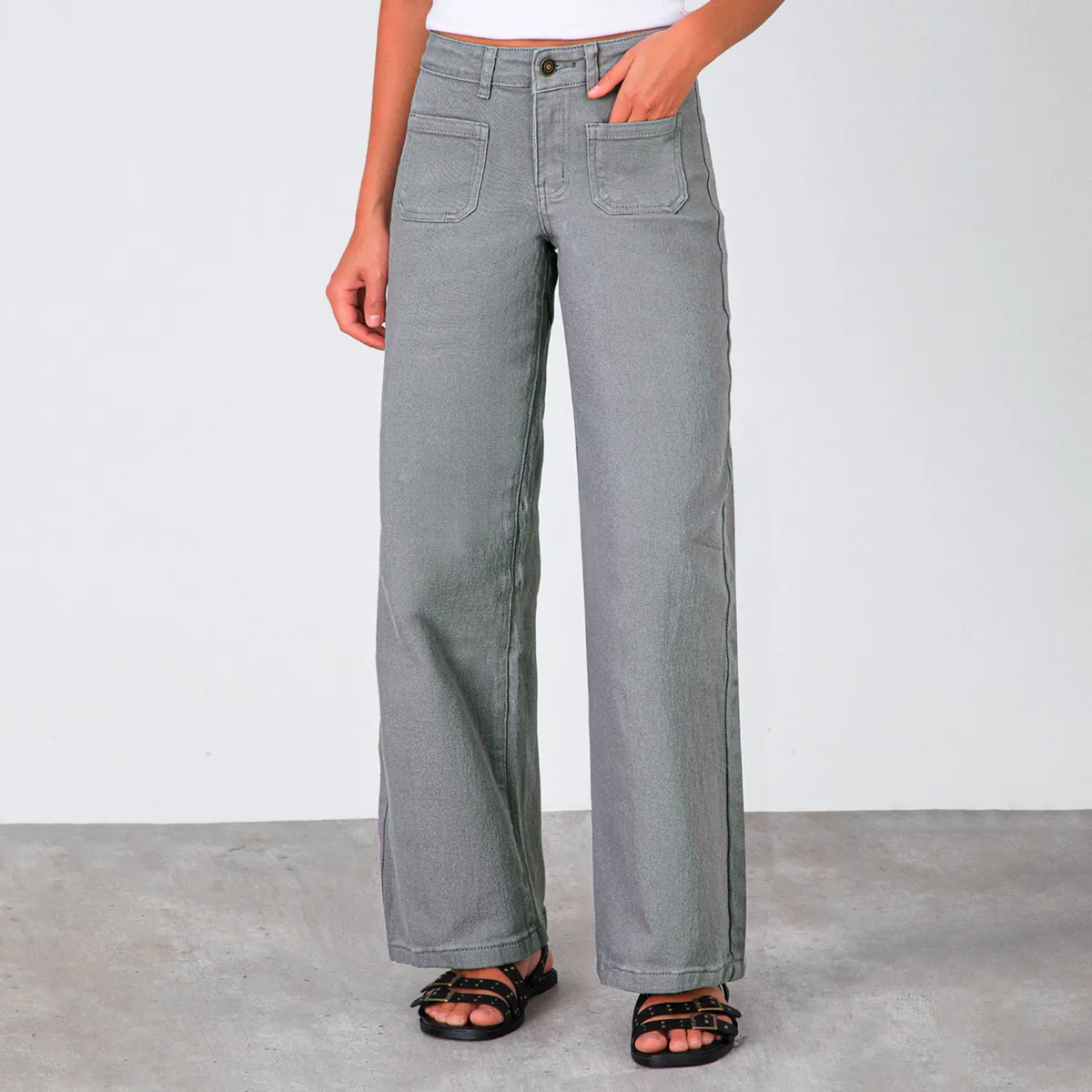 RAINDOOR Jeans Straight Tiro Medio Mujer Raindoor | falabella.com