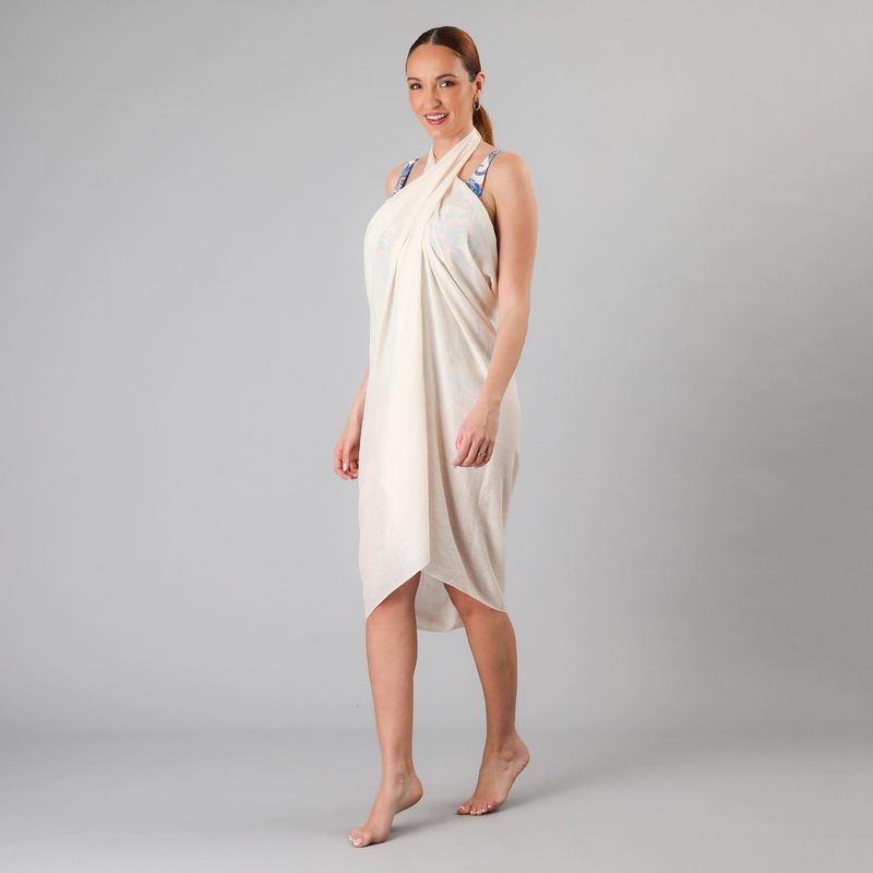 FLORES Pareo Largo Sólido Mujer Flores | falabella.com