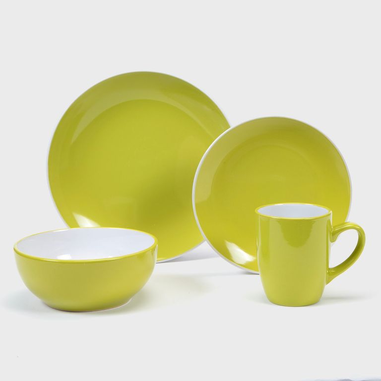 MICA Juego De Loza Two Tones Cerámica 24 Piezas Color Play Mica ...