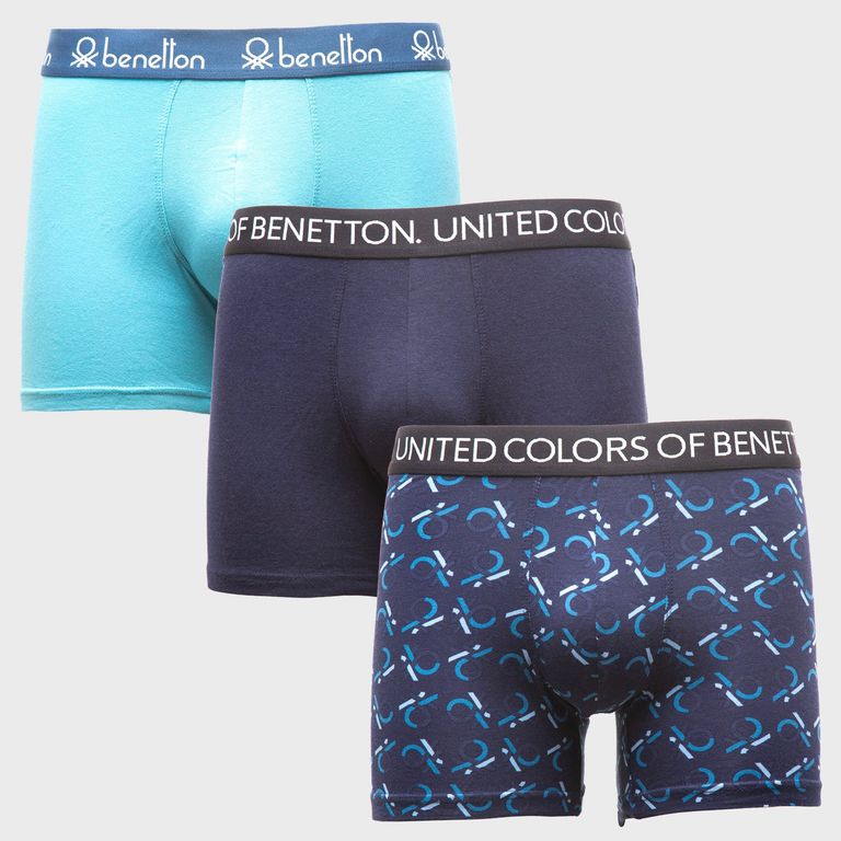 BENETTON Pack 3 Boxers Bambú Hombre Benetton | falabella.com