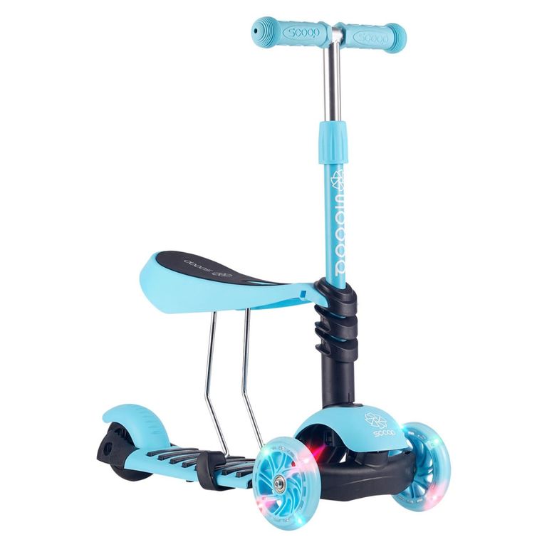 SCOOP Scooter 2 en 1 Scoop Infantil Montable Azul | falabella.com