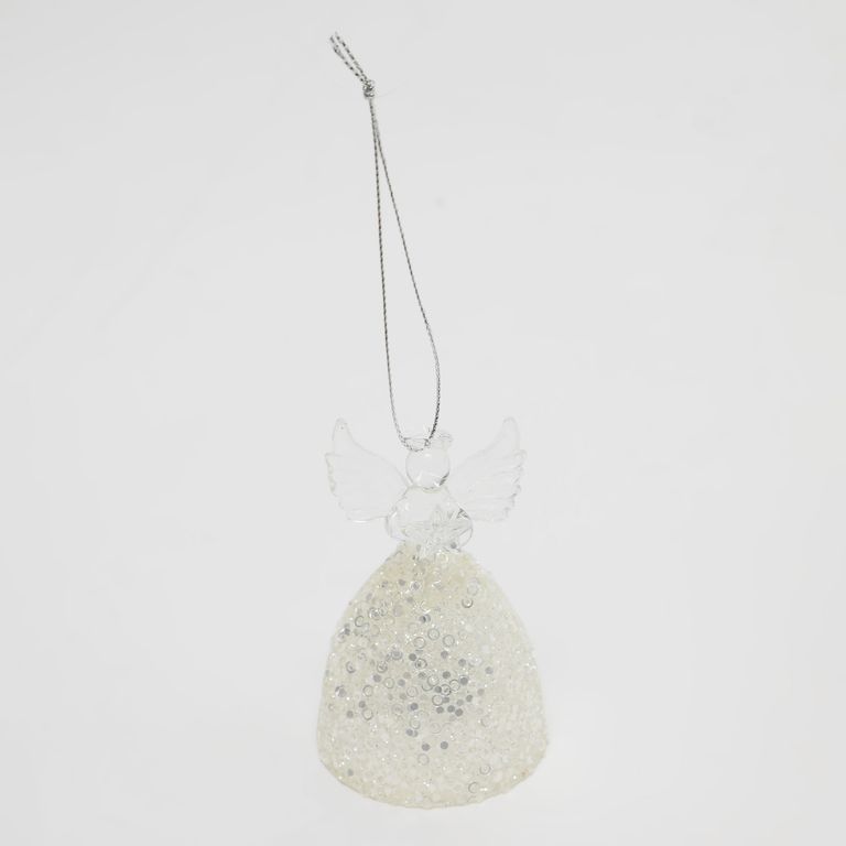 MICA Adorno De Vidrio Colgante Hada 9 Cm Para Árbol De Navidad Mica ...