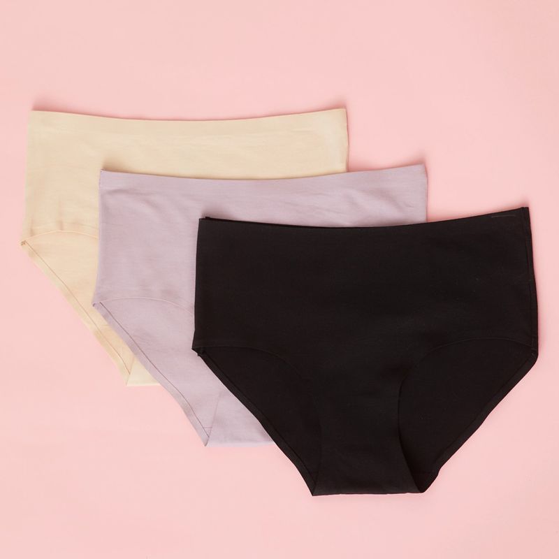 BLU Pack de 3 Calzones Mujer Blu Diseño Liso | falabella.com