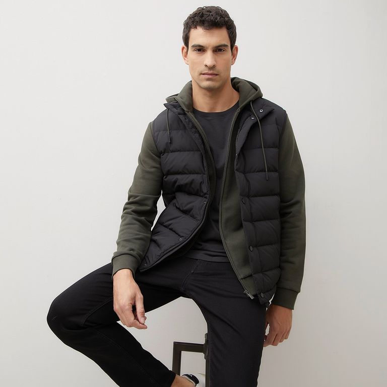 WOLF&HANK Chaleco Wolf&Hank Plumón De Pato Hombre Sin Mangas ...