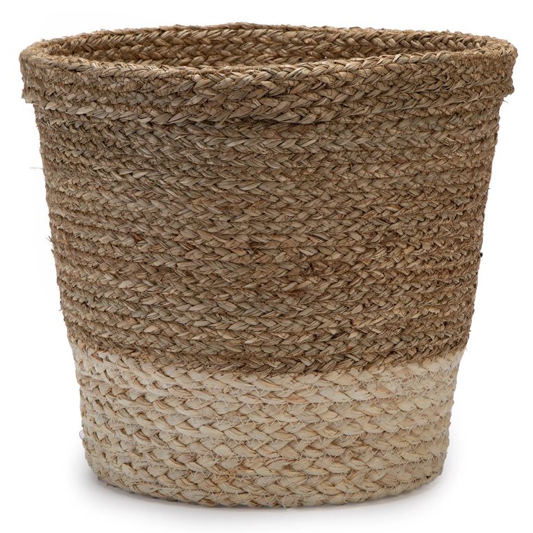 MICA Canasto Fibra Natural Rush Adorno Decorativo Mica | Falabella Chile